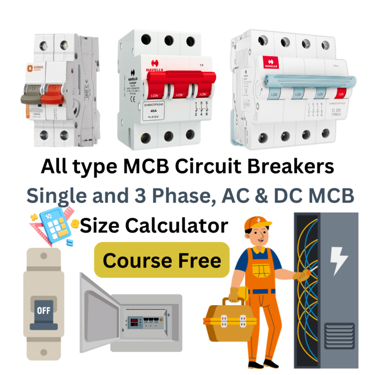 MCB Circuit Breakers Course Free - Electric Work Centre